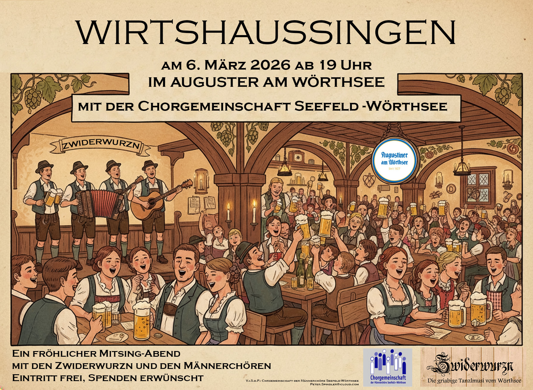 Offenes Wirtshaussingen | Gemeinde Wörthsee