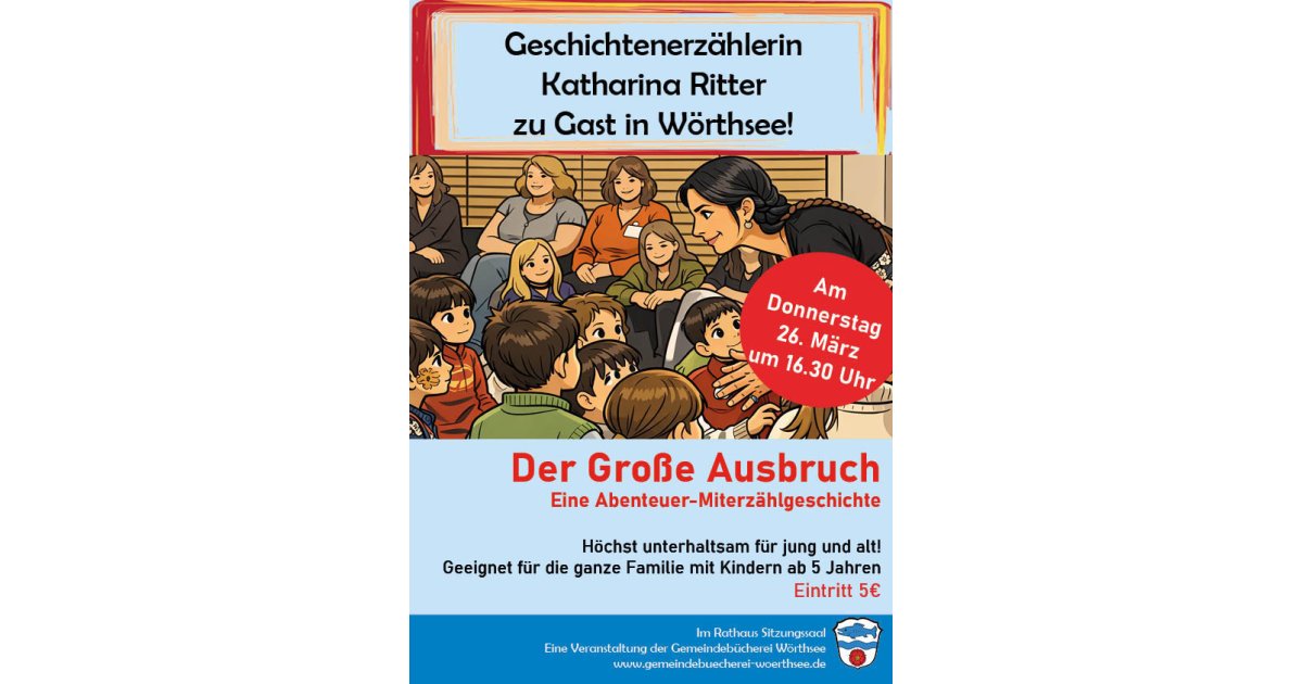 Geschichtenerzählerin Katharina Ritter | Gemeinde Wörthsee