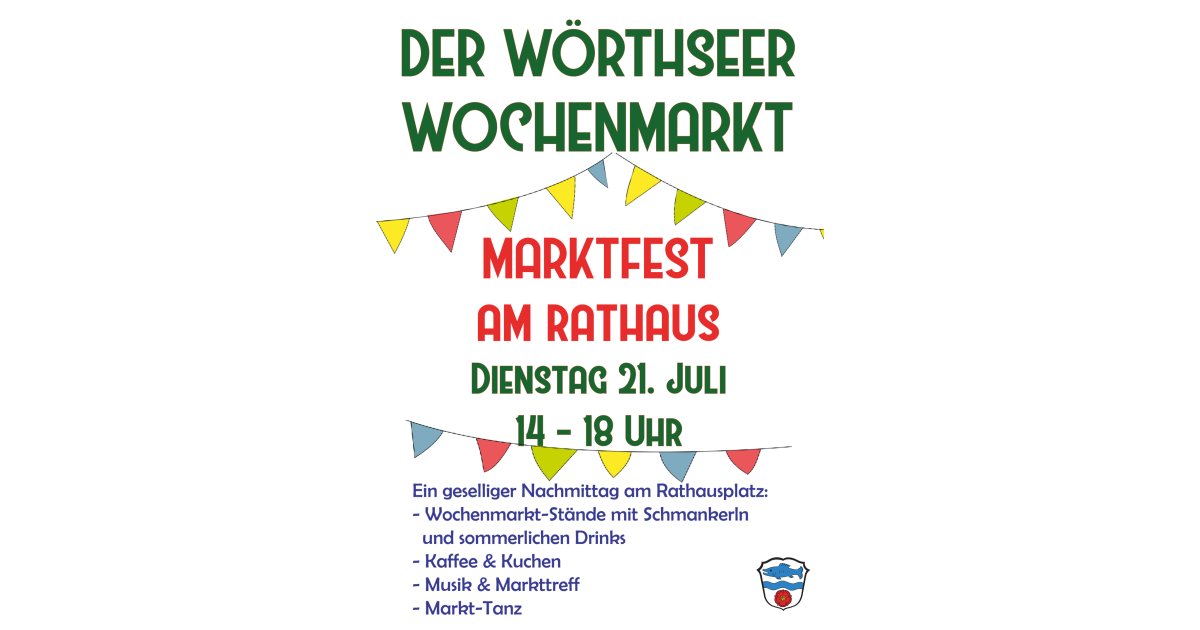 Live-Musik für Marktfest gesucht! | Gemeinde Wörthsee